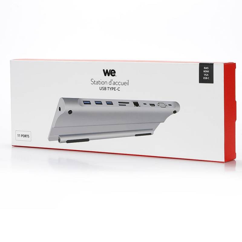 WE - Station d'accueil USB-C 11 ports