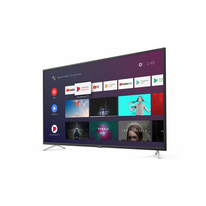 Sharp - Télévision 55" 4K Ultra HD Android TV Wifi