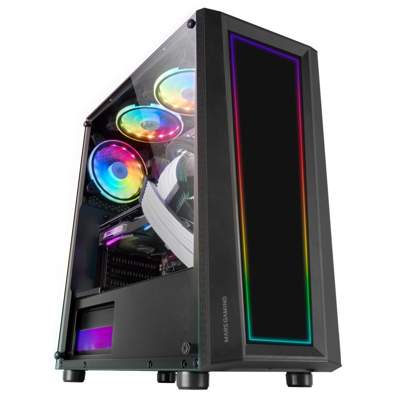 Mars Gaming - Boitier MCART RGB ATX- Noir
