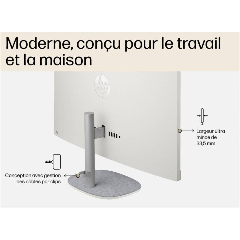 HP - Tout-en-un R7 7730 / 16 Go / 1000 Go SSD / 27" - Blanc